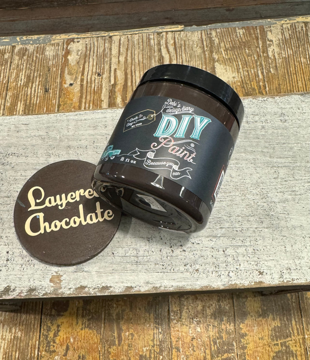 Layered Chocolate DIY Paint – Pieces On Main