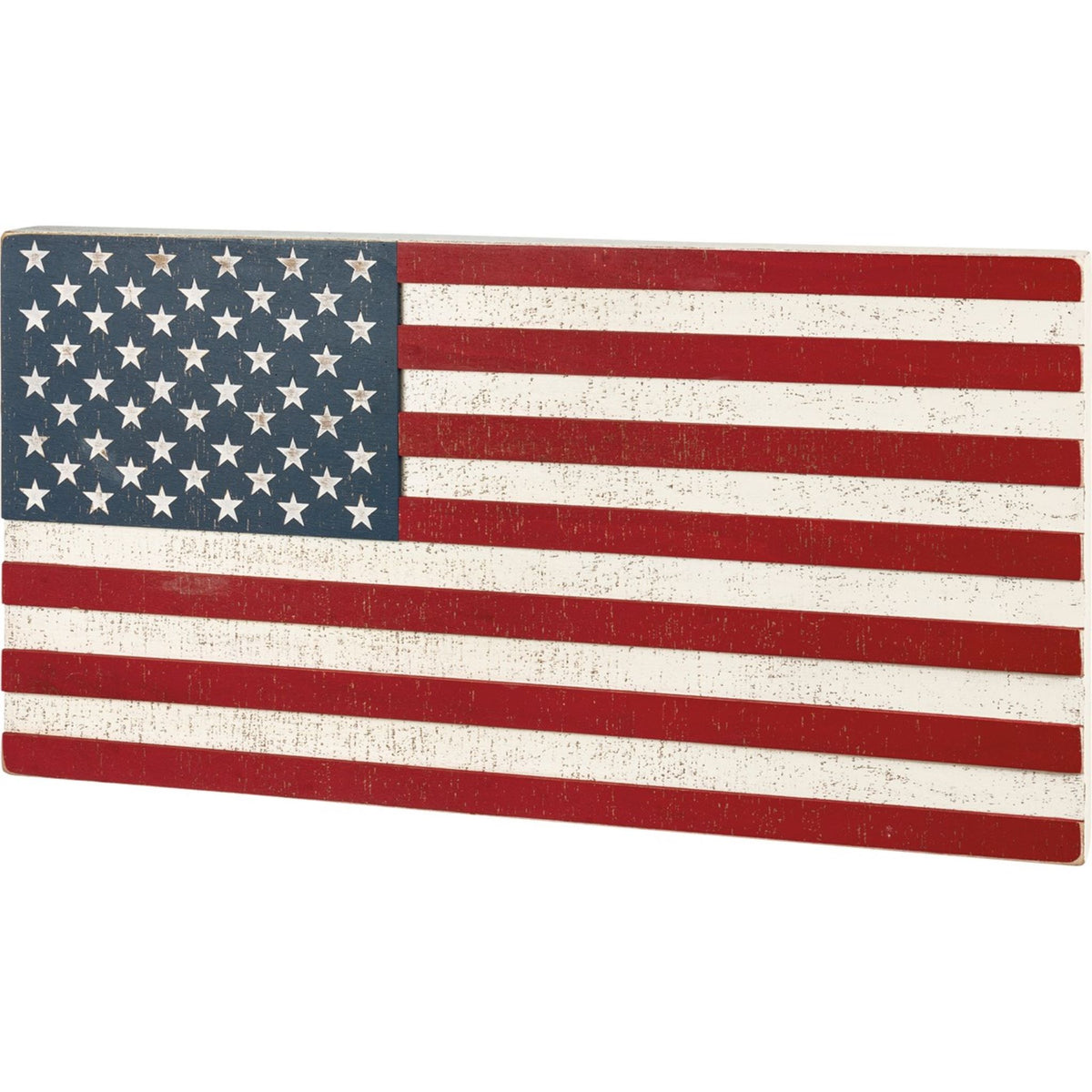American Flag Lg Box Sign – Pieces On Main